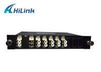 China Single / Dual Fiber CWDM Mux Demux Module 6 Channels For WDM Network for sale
