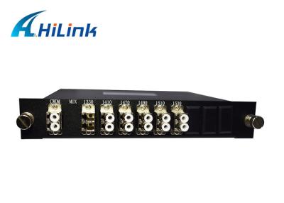 China Single / Dual Fiber CWDM Mux Demux Module 6 Channels For WDM Network for sale