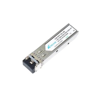 China 1000BASE-ZX Duplex LC 1.25G 1290nm 80km DOM CWDM SFP Single Mode Transceiver Module for sale
