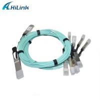 China 40G QSFP+ 4XSFP AOC Cable MMF 1M-5M QSFP to 4-SFP+ Active Optical Cables for sale