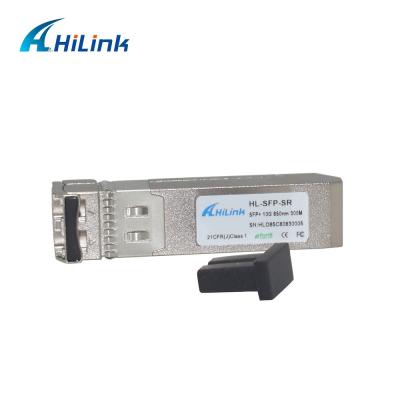 China SFP+ Multimode DOM Fiber Optic Module SFP-10G-SR Compatible Transceiver 850nm Wavelength for sale