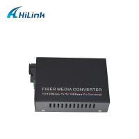 China BIDI WDM Single Fiber Optic Media Converter 10/100M 1310/1550nm 20km SFP Optical Equipment for sale
