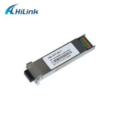 China 50GHZ DWDM 10G Tunable XFP DWDM Transceiver 10G 80KM EML+APD for sale