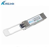 China Hilink 100G QSFP28 ZR4 80KM LWDM 1295-1304NM SOA+PIN Duplex LC Connector Transceiver Module for sale