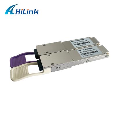 China 100Gb/s 80Km QSFP28 ZR4 BIDI Transceiver Module for Long Distance Data Transmission for sale