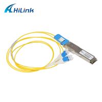 China 100G Ethernet DWDM QSFP28 80KM 100G Dual SFP Transceiver CS Connector DOM for sale