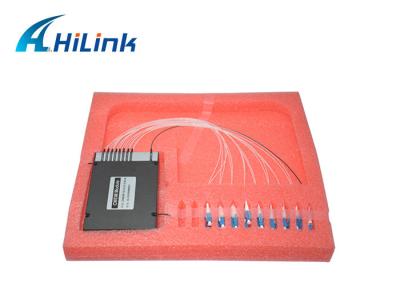 China ABS Box 16 Channels Single Fiber CWDM Optical Mux Demux LC/UPC Connector RoHS Compliant for sale