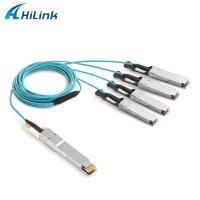 China 400G to 4x100G QSFP56-DD Active Optical Cable with Diagnostic Monitoring and RoHS6 Compliance for sale