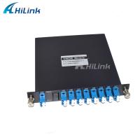China 8 CWDM Channels 1470-1610nm  Mux Demux with Monitor and Expansion Port Dual Fiber LC/UPC for sale