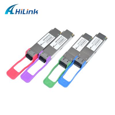 China Hilink QSFP28-BX-UD40 100G BiDi Optical Transceiver with 40km Distance for Data Center Applications for sale