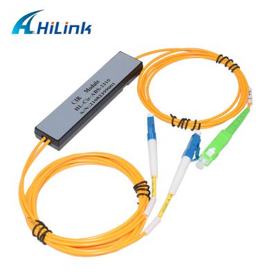 China HL-Cir-1310 3-Ports Circulator Port1&Port3-LC/UPC Port2-SC/APC 1310nm/1550nm/1610nm ABS Box for Data Center for sale