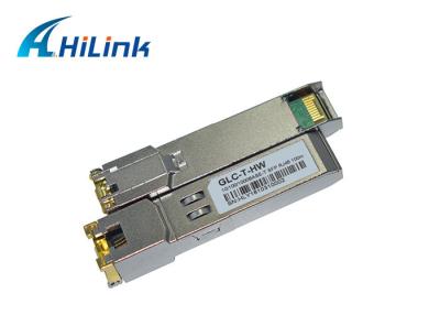 China GLC-T Optical Transceiver Module RJ45 10/100/1000 Base Copper SFP Form Type for sale