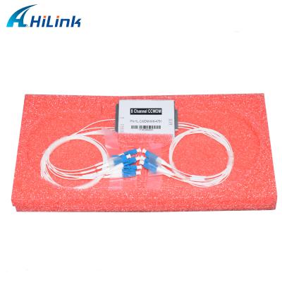 China Customizable 8 Channel Mini Small CWDM Mux Demux Module CCWDM Multiplexer with Ultra-Low Loss for sale