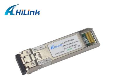 China 10G SFP+ DWDM Dual LC DDM Sfp Optical Transceiver 10 Gbase - ZR DWDM CH17~CH61 for sale