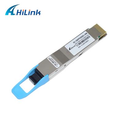 China Hilink HL-QSFP200G-LR8 200G QSFP DD PSM8 Optical Transceiver with 10km Distance and Hot Pluggable Design for sale