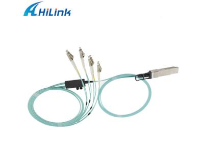 China 1-10m Length Active Optical Cable 40G AOC QSFP+ To 8 LC QSFP-8LC-AOC CE Approval for sale