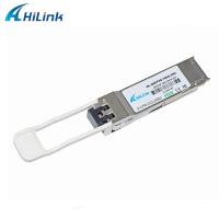 China 100Gb/s 80km QSFP28 Transceiver Hot Pluggable, Duplex LC Connector, EML+PIN with SOA Single mode DDM for sale