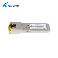 China 10/100/1000BASE-T SFP Transceiver Copper RJ45 GLC-T for Gigabit Ethernet for sale