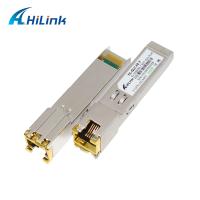 China Hilink 10-100BASE-T 100BASE-T 100M RJ45 Copper SFP Transceiver for sale