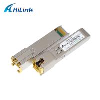 China Hilink 10-100-1000BASE-T 1000BASE-T 100M RJ45 Copper SFP Transceiver for sale