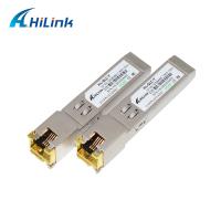 China Hilink 10-100-1000BASE-T 1000BASE-T 100M RJ45 Copper SFP Transceiver for sale