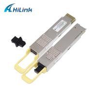 China Hilink Compatible 400G QSFP-DD SR4 Optical Module with MPO-12 Connector for 100m Transmission for sale