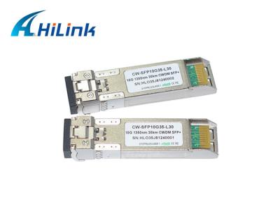China 10GBASE-LR30 SFP+ Transceiver Module Duplex LC 10G 1350nm 30km DOM CWDM For CWDM Systerm for sale