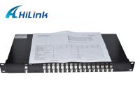 China 16CH Single Fiber CWDM Multiplexer LC/UPC Mental Connectors In 1U 19