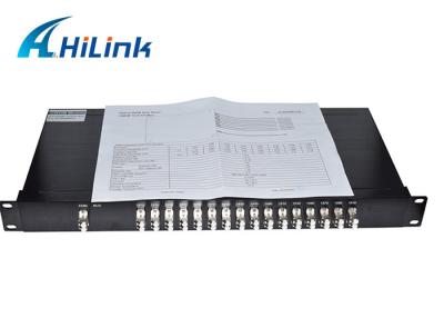 China 16CH Single Fiber CWDM Multiplexer LC/UPC Mental Connectors In 1U 19