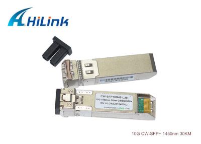 China 30km Fiber Optic Transceiver CWDM Mux Demux Module 10G 1450nm HUAWEI Compatible for sale