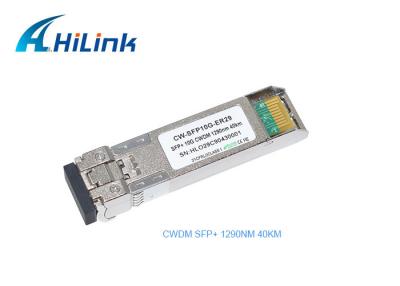 China 10G 1290nm SFP Transceiver Module CWDM SFP+ 40KM Optical With LC Connector for sale
