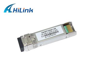 China CWDM SFP 10G 100Km SFP+ Transceiver Module 5G High Speed Transmission Network 1490nm for sale