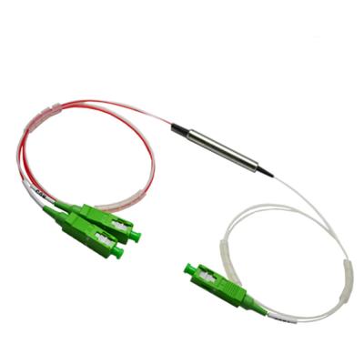 China Steel Tube Type Fiber Optic Wdm FWDM TX1550 RX1310/1490nm CE ROHS Approval for sale
