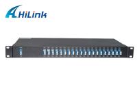 China 40 Channels Dual Fiber DWDM Mux Demux FMU 1U Rack Mount AAWG Passive Device for sale