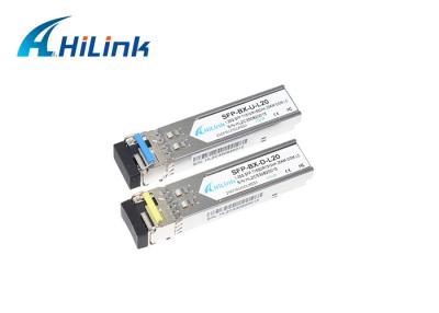 China Hilink Wdm 20Km SFP 1310/1550nm 1.25G BiDi Transceiver Module for sale