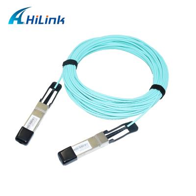 China Full Duplex 40G QSFP+ Active Optical Cable 20m Four Channel for sale