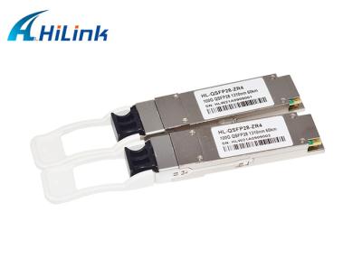 China ZR4 60km 1295nm-1304nm SMF LC Optical Transceiver  QSFP28 EML APD for sale