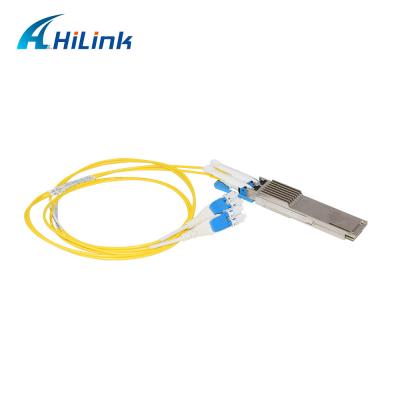 China DOM CS QSFP Transceiver Module DWDM TOSA SMF 80km 100G QSFP28 PAM4 for sale