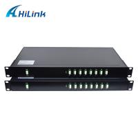 China 2x8ch DWDM Mux Demux Module Low PDL 19 Inch 1U Rack Mounted LC APC for sale