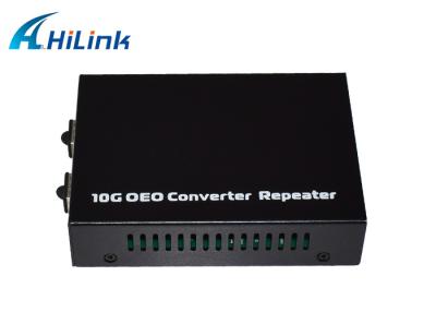 China 80KM SFP+ To SFP+ 10G OEO Converter With 3R Repeater Function for sale