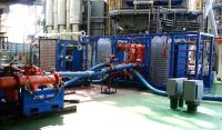 China Modular Oil Sludge Treatment System Mud Cooling Unit Compact 42m2 for sale