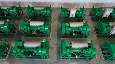 China XBSY LW520×1290BP-N Drilling Mud Decanter Centrifuge 70m³/h 2500 RPM VFD Barite Recovery for sale