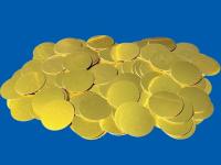 China Gold Foil PET Pesticide Seal Liner Heat Induction Foil Seals for sale
