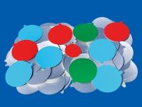 China Grey Foamed Pharmaceutical Seal Liner Foam Cap Liner Leak Proof for sale