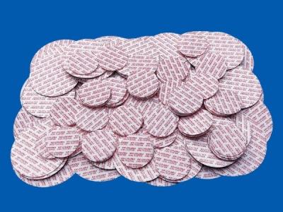 China Thickness 1mm Pressure Seal Cap Liner PS Pressure Sensitive Liners for sale