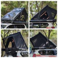 China Aluminium Triangle Hard Top Car Tent Auto Rooftop Tent 2.3m Telescopic Ladder for sale