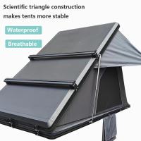 China Customized 3-4 Person Triangle Rooftop Tent 4x4 Jeep Car Top Tent Lightweight for sale