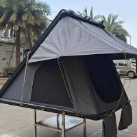 China Customized 3-4 Person Triangle Rooftop Tent 4x4 Jeep Car Top Tent Lightweight for sale