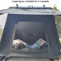 China Ultra Thin 12cm Aluminium Roof Top Tent 320g Oxford Quick Open High Security for sale