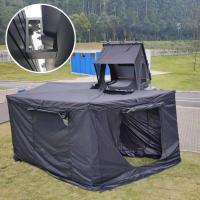 China 320G Oxford Cloth Triangle Rooftop Tent 210x153x150cm Suv Roof Rack Tent Rainproof for sale